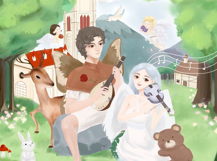 天使之爱，蝶之梦——天音之爱_YOKO小可爱-站酷ZCOOL