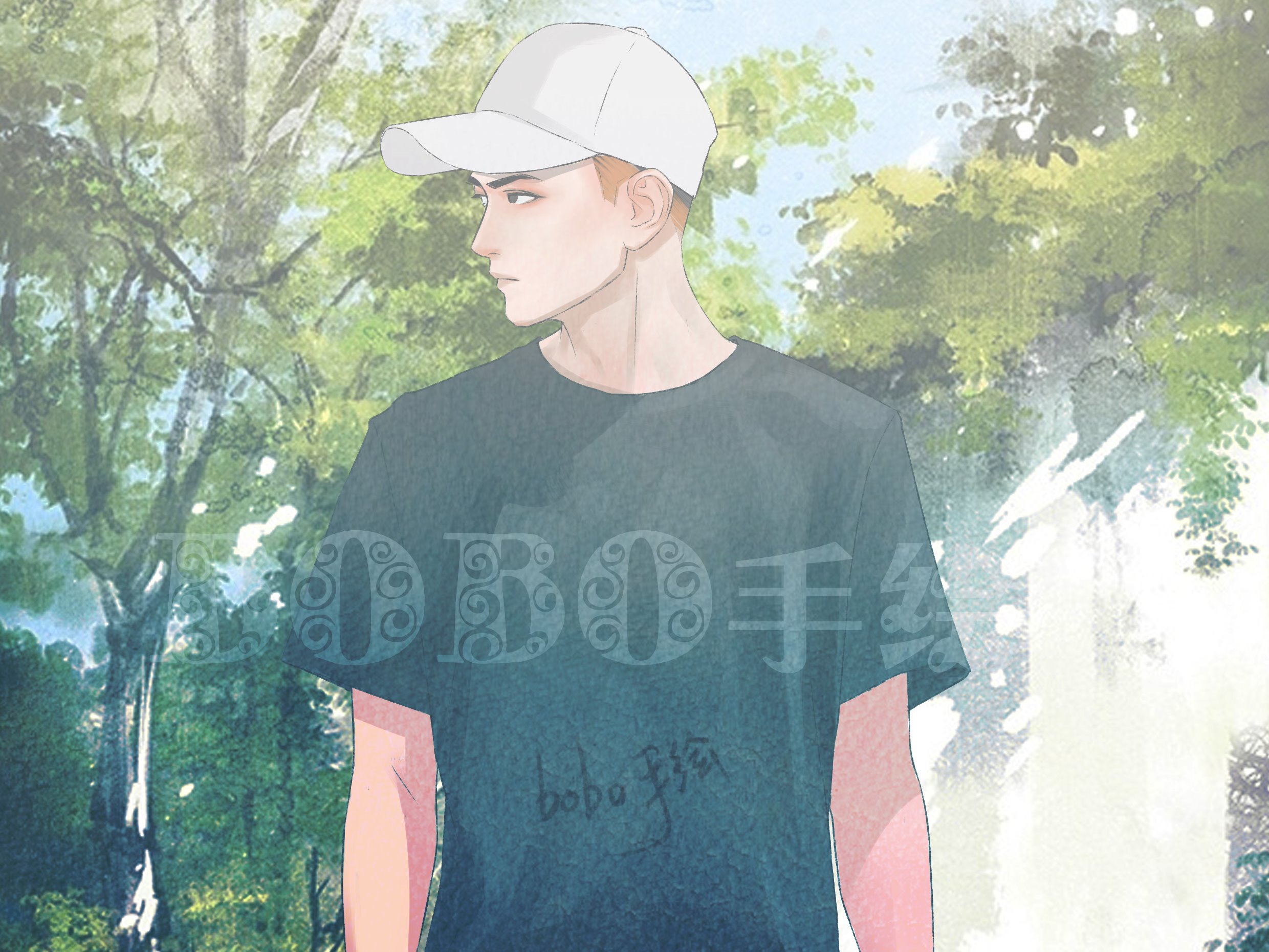 九月你好_bobo手绘-站酷ZCOOL