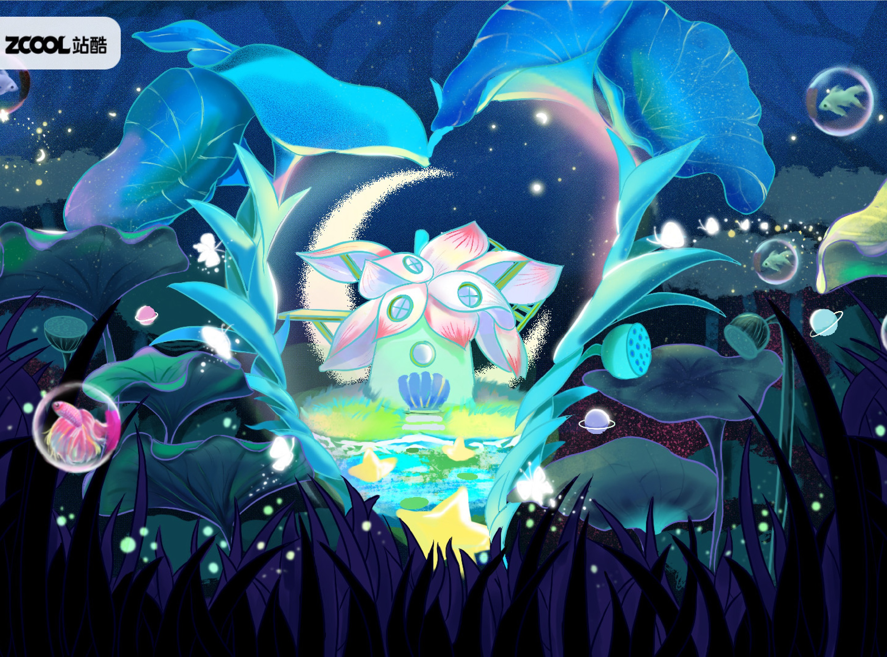 心世界——《梦幻奇遇》_池杳-站酷ZCOOL