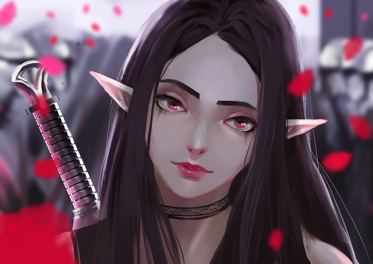 厚涂手绘插画_Tomat柿子-站酷ZCOOL