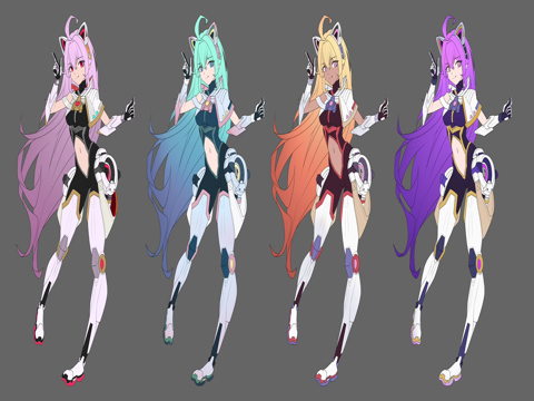 机甲少女_Fancy青羽-站酷ZCOOL