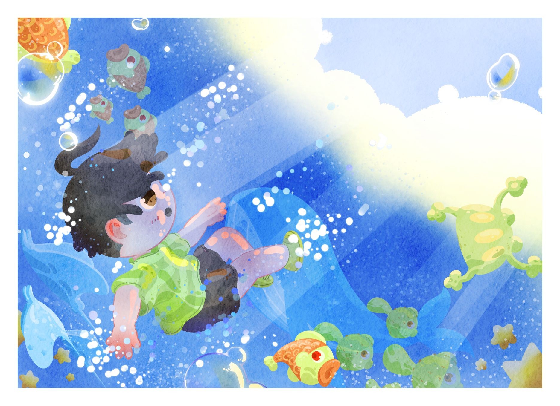 《云海遥》3_芥蓝菜_-站酷ZCOOL