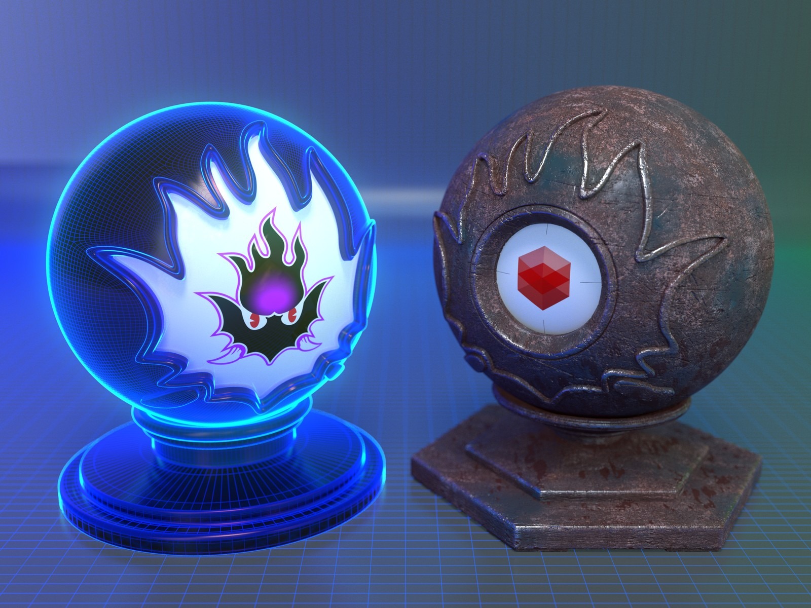 材质球系列 (原创)_Redshift for c4d_01_MO魔立方-站酷ZCOOL