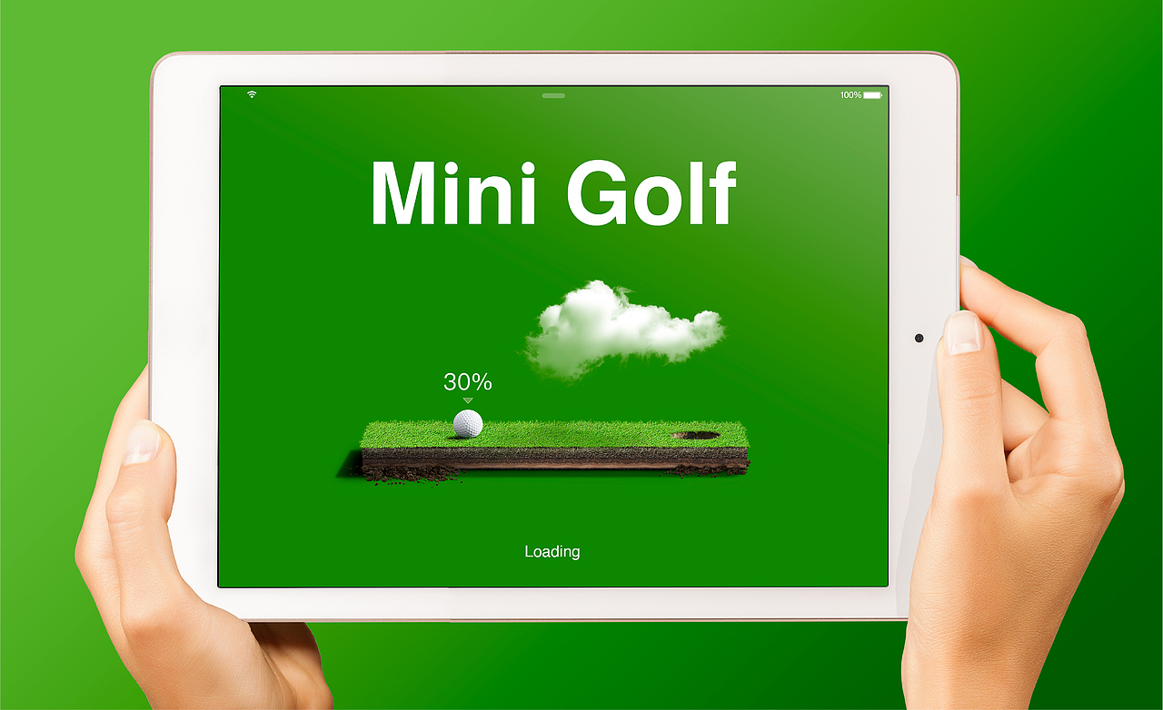 高尔夫加载页面 Golf Loading Screen _CB设计-站酷ZCOOL