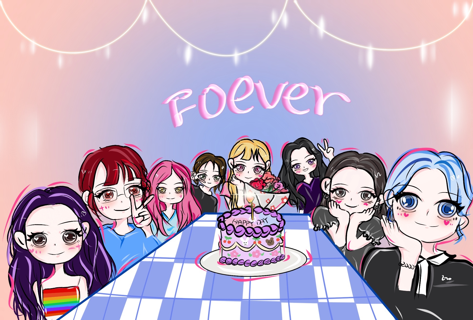 手绘头像99/4_正在画画的小五-站酷ZCOOL