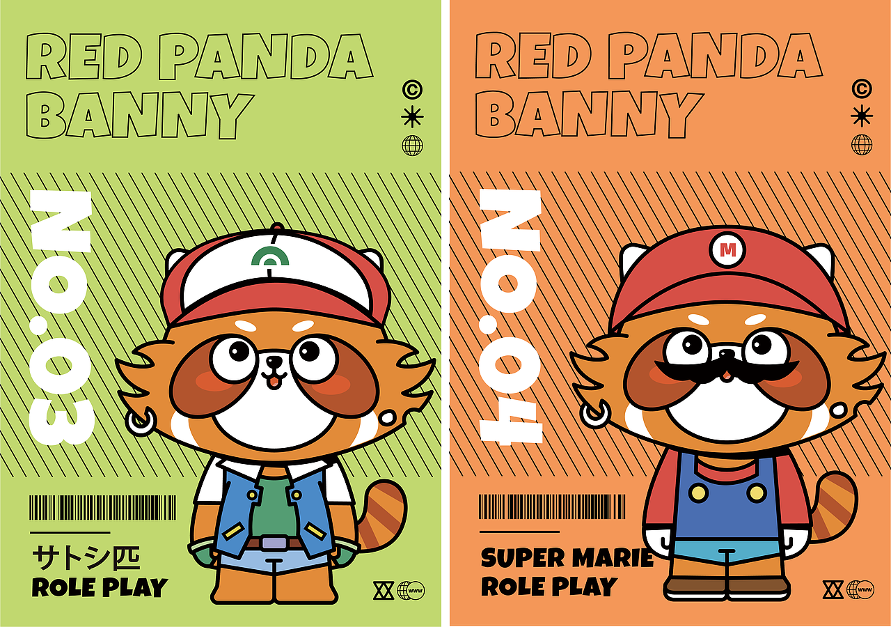 RED PANDA IP DESIGN |卡通IP形象设计_羊屁屁-站酷ZCOOL