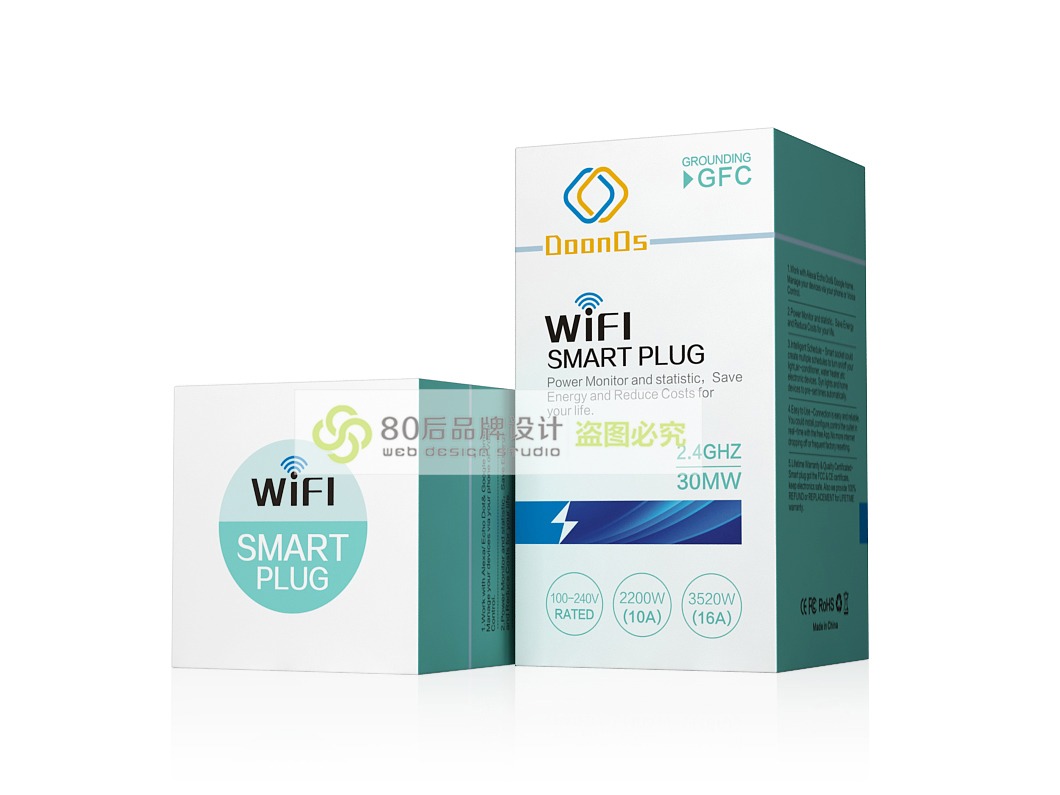 WIFI SMART PLUG包装_80后包装设计-站酷ZCOOL