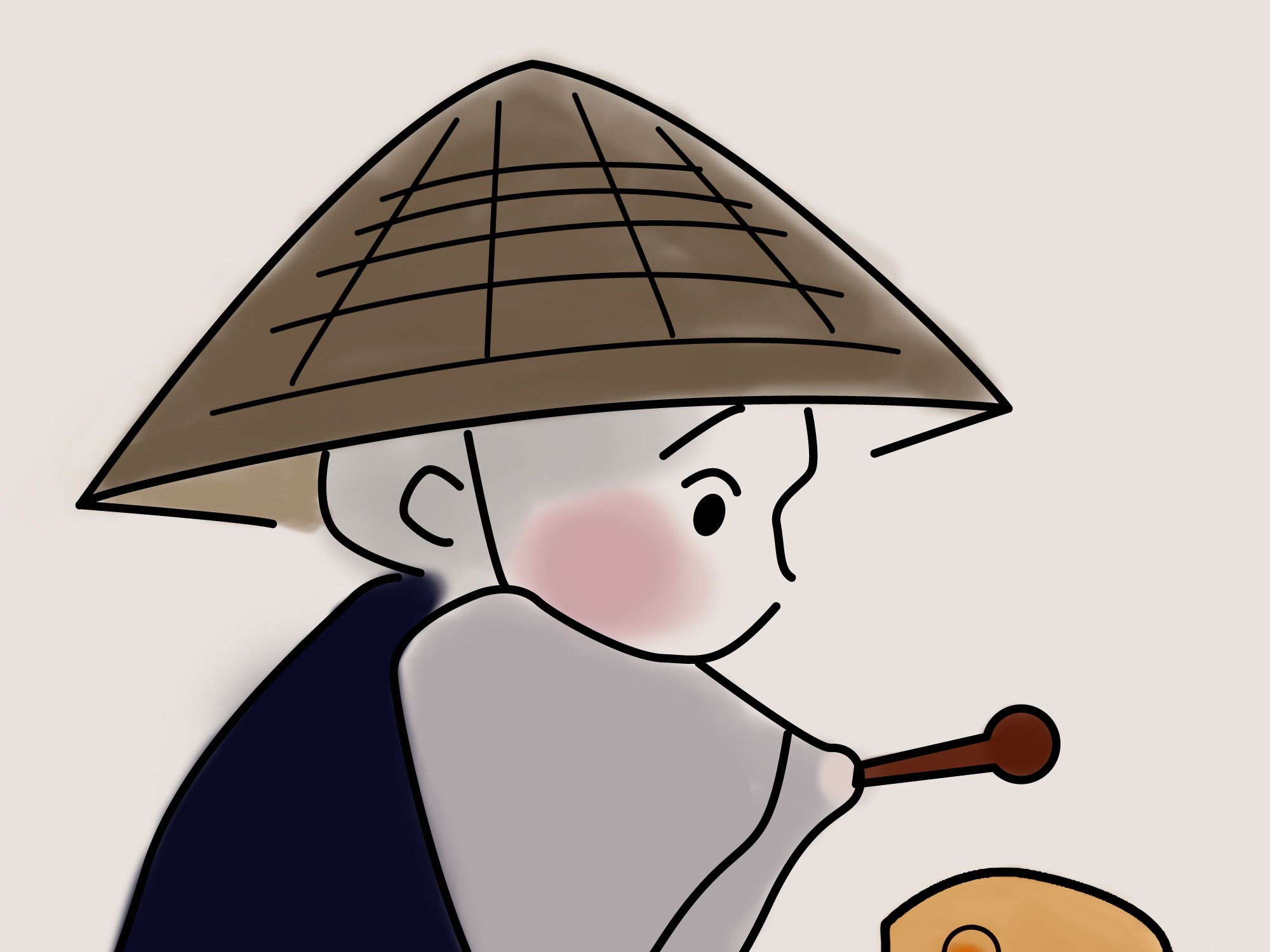 小和尚敲木鱼盗天飞鹤 站酷zcool 