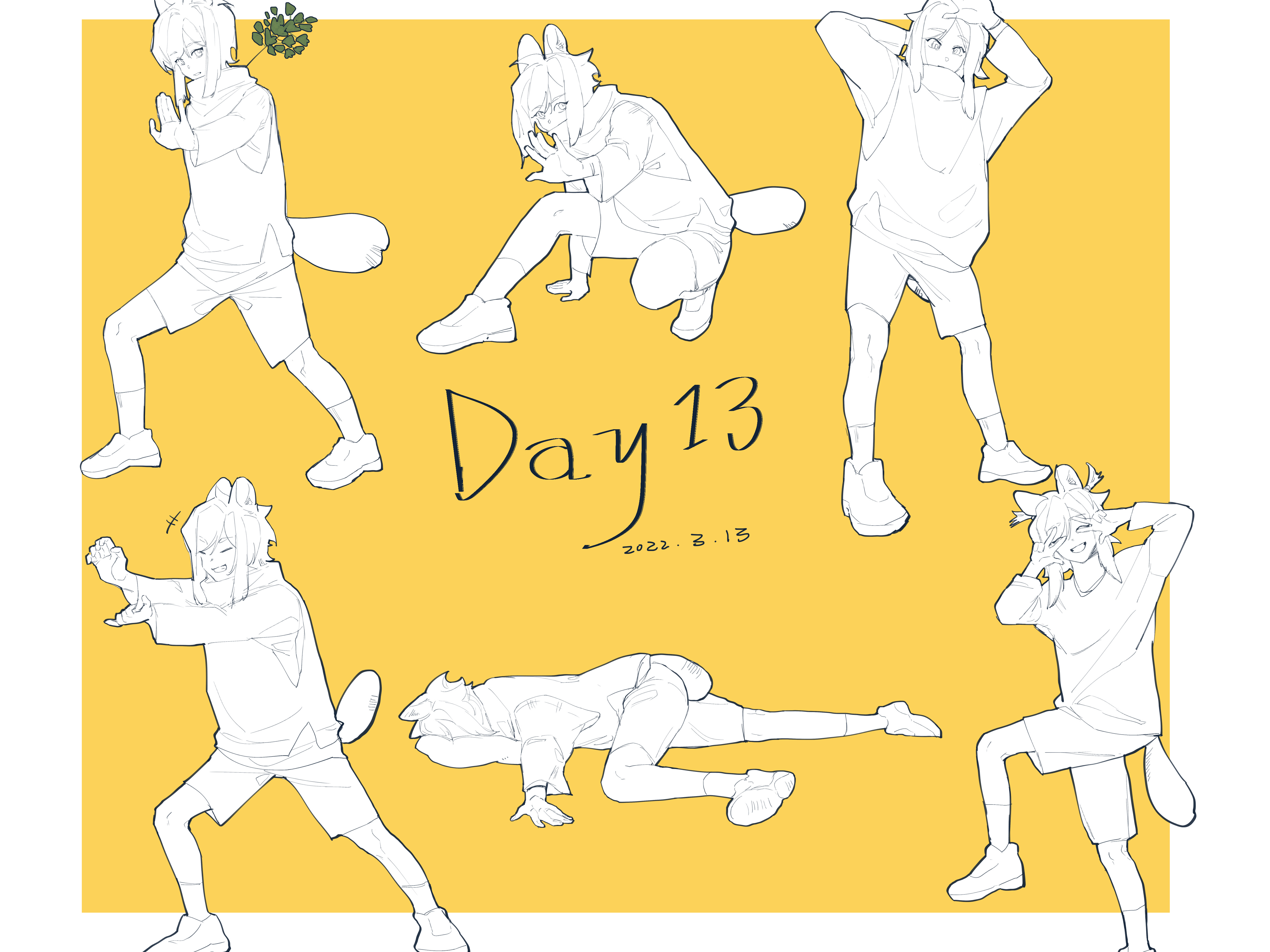 #速写60天挑战赛#day13@速写班长_快乐废物小熊-站酷ZCOOL