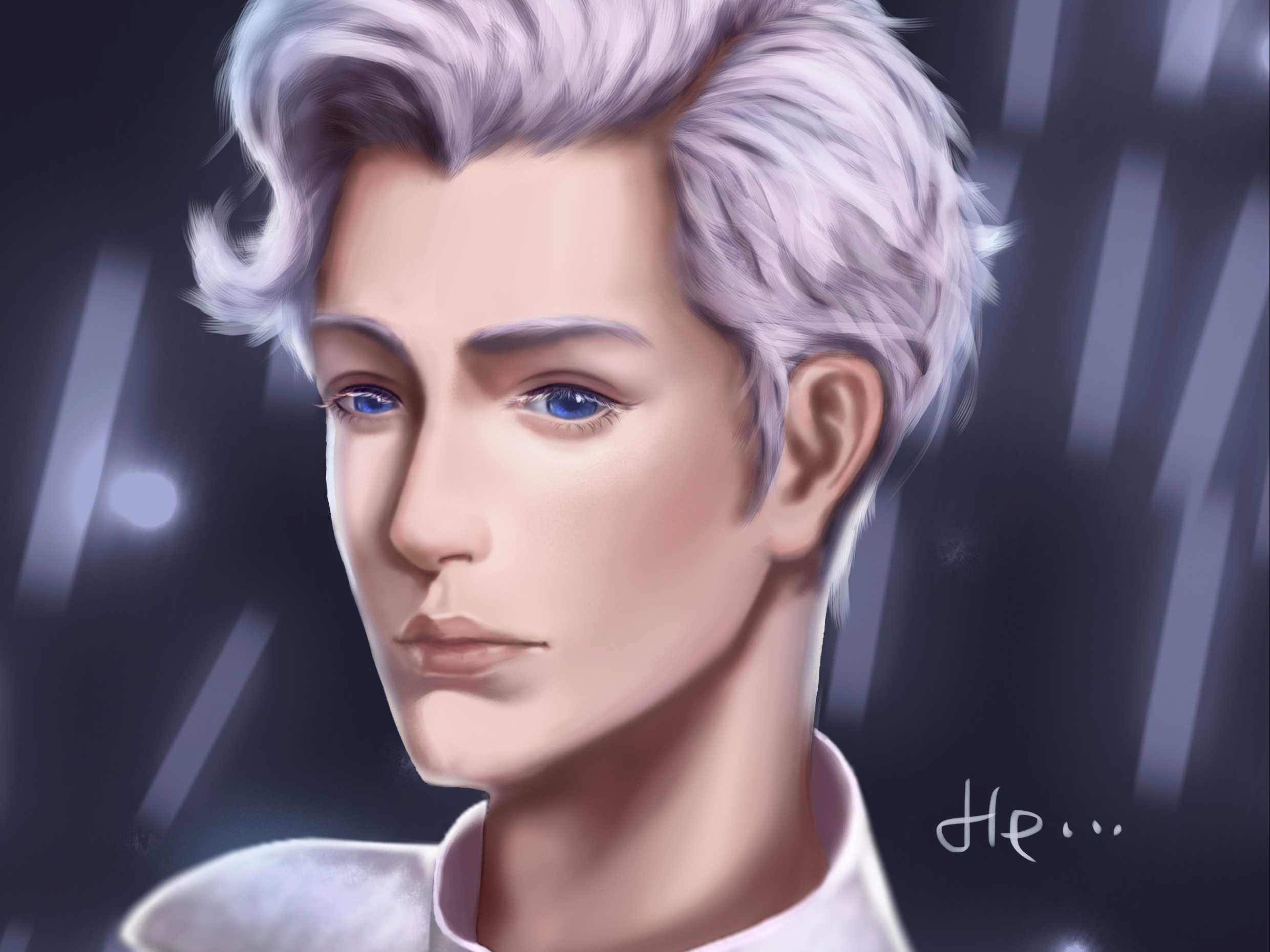 男头像~_he在画画-站酷ZCOOL