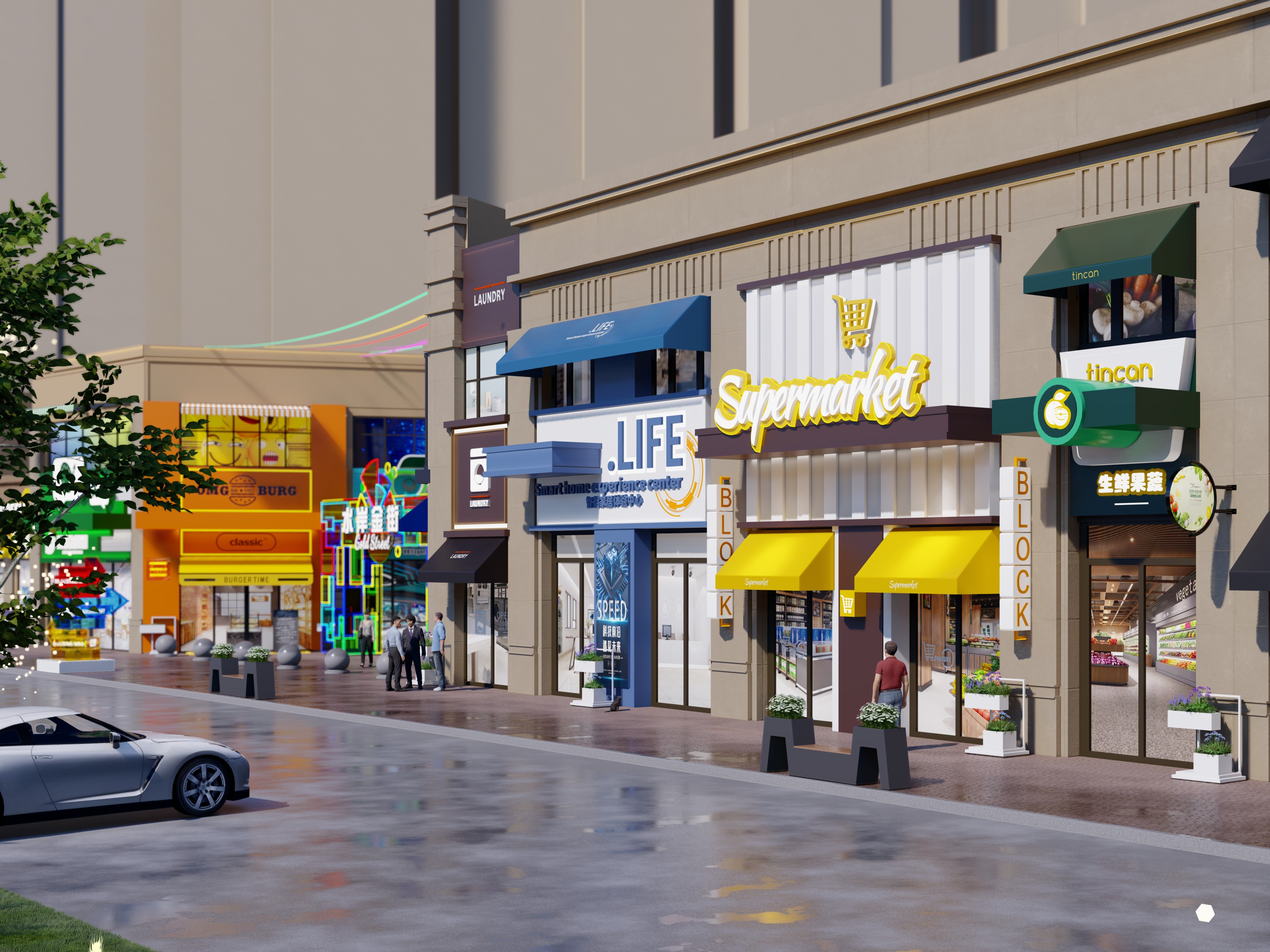 街景_创意设计作品图片素材-站酷ZCOOL