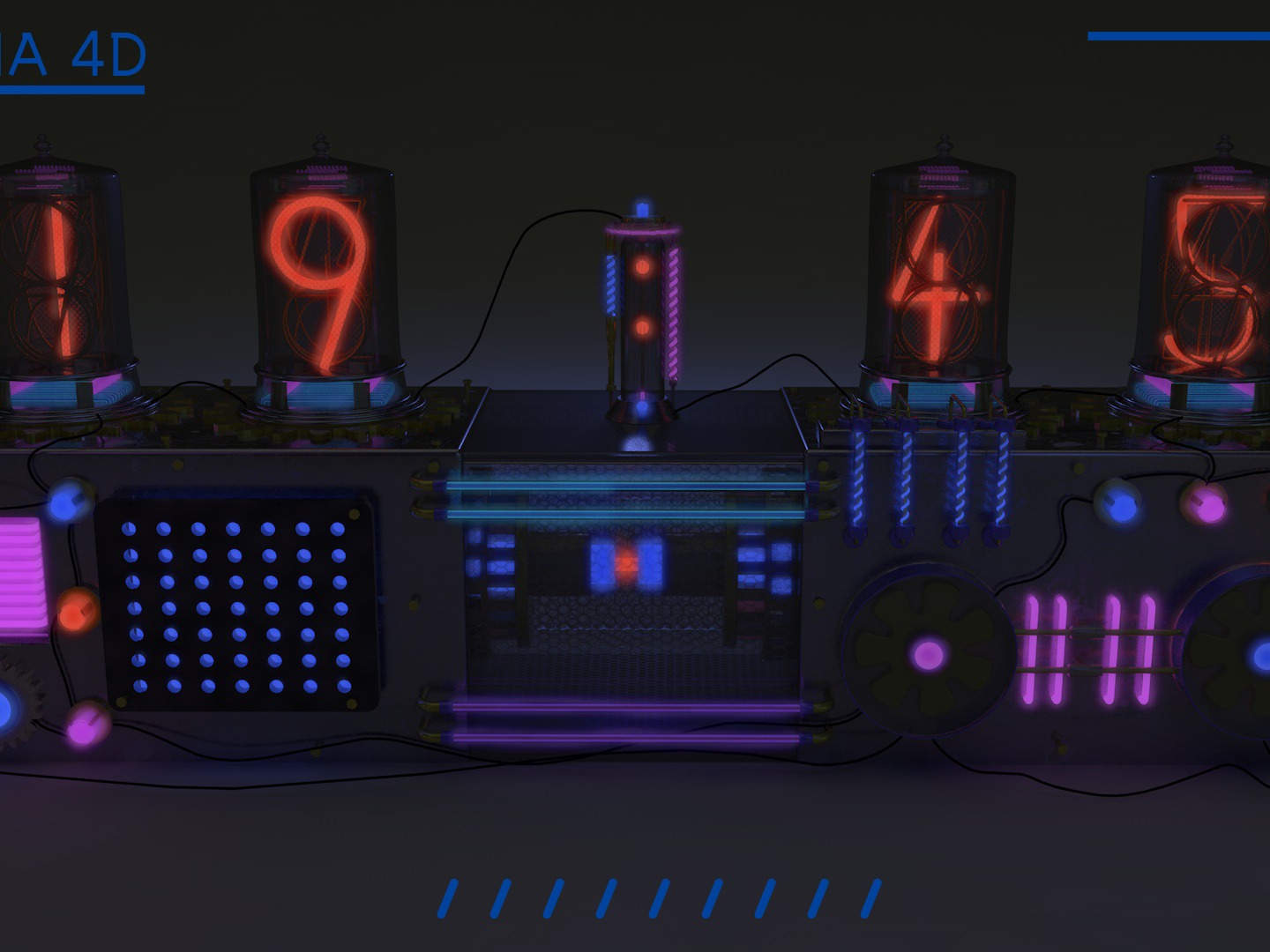 C4D辉光灯_是Haley-站酷ZCOOL