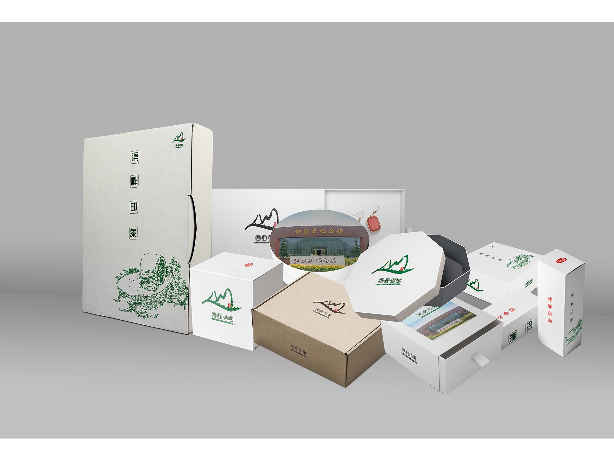 渠畔印象_憨憨猪轻轻说-站酷ZCOOL