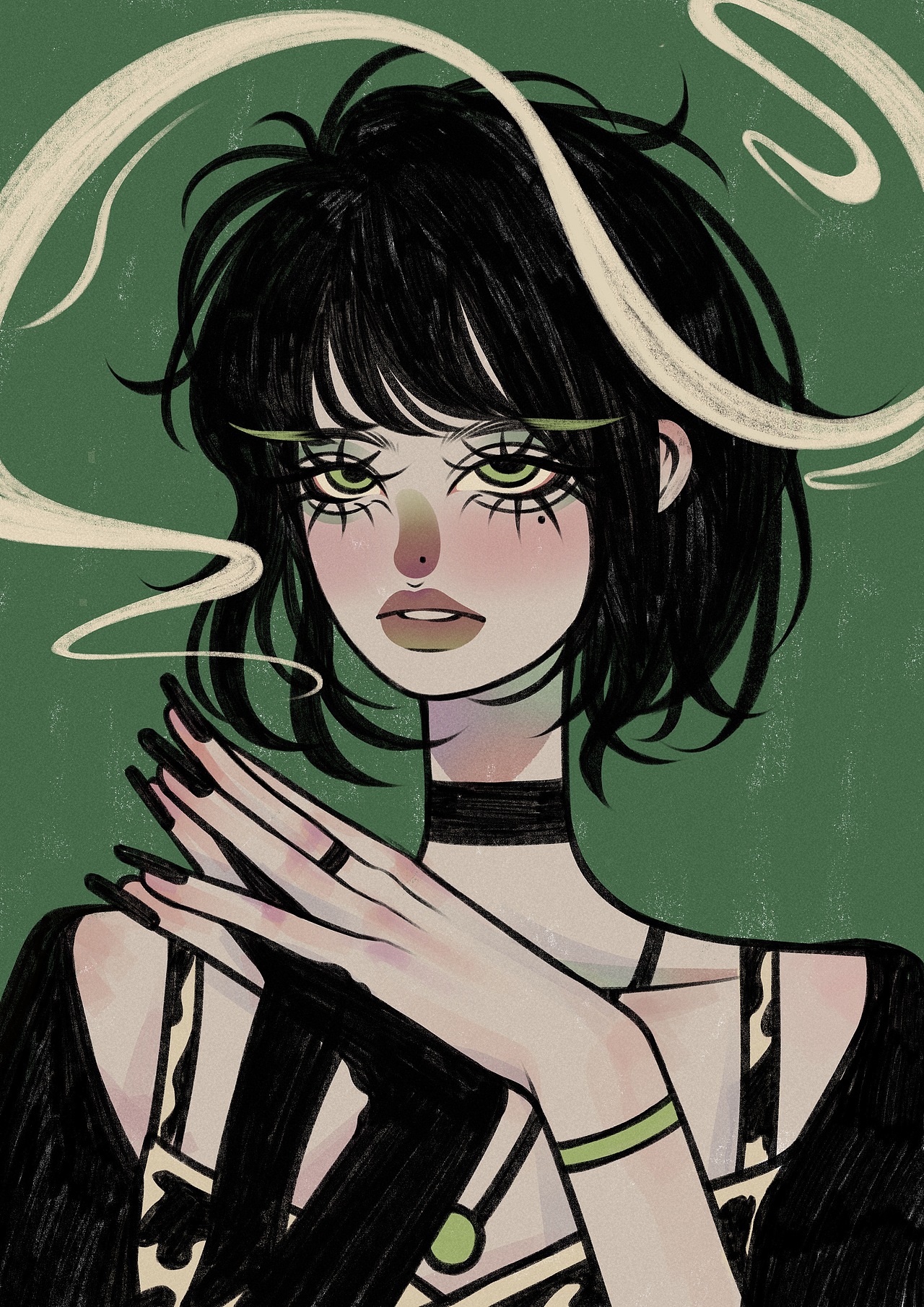 酷拽女孩系列_猫芥SPIRIT-站酷ZCOOL