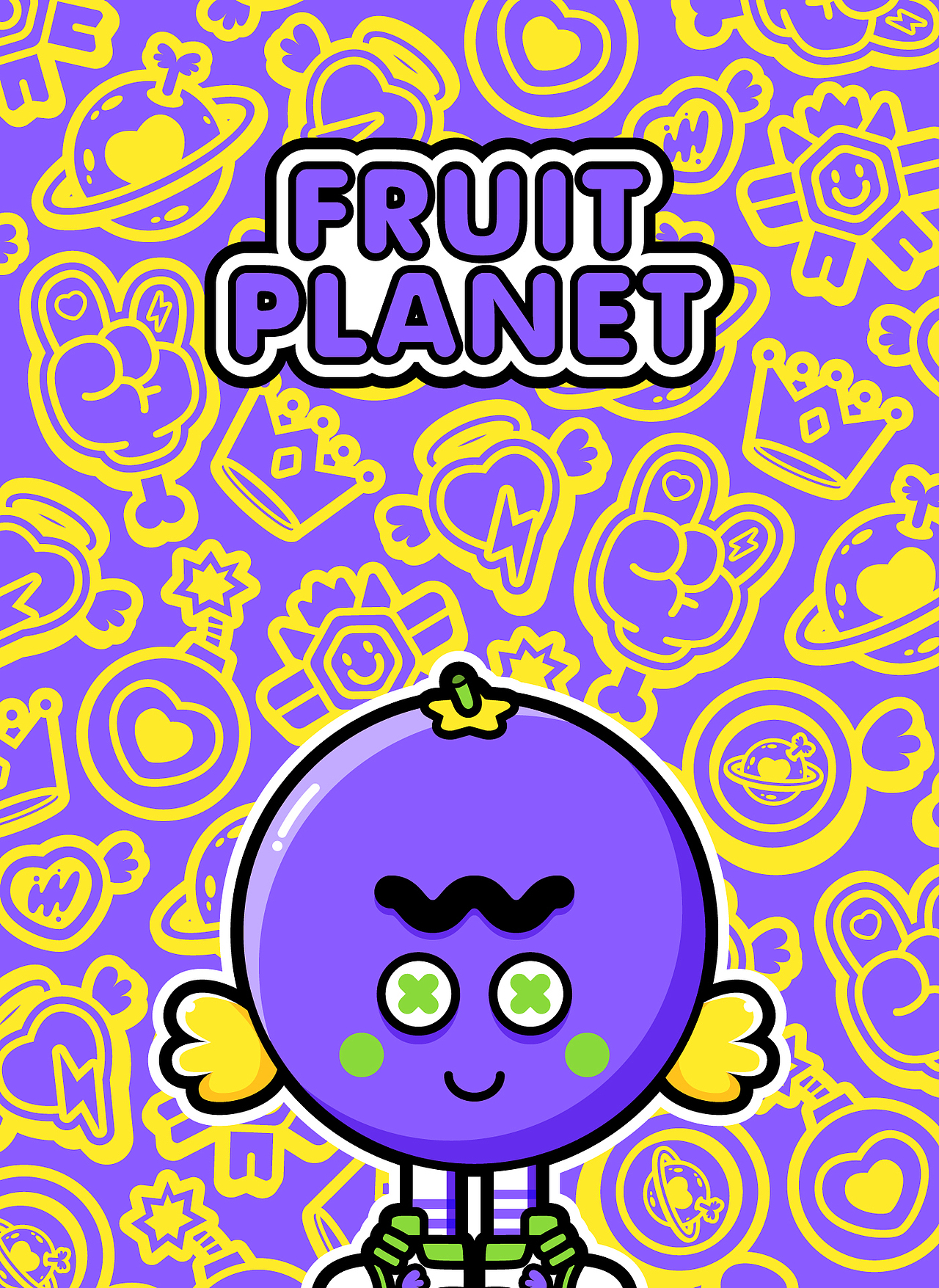 原创IP形象设计｜水果星球 Fruit Planet_空盒子IP授权-站酷ZCOOL