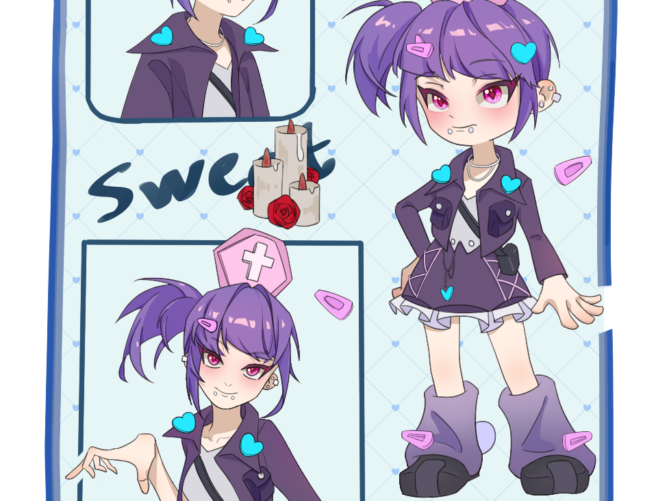 摸鱼页/人设/OC_阿朔ashuo-站酷ZCOOL