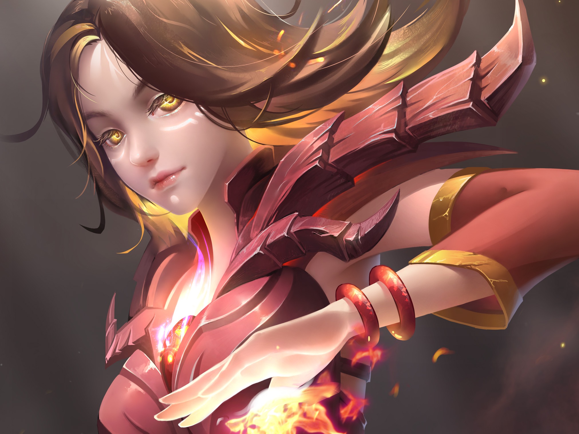 DOTA2 LINA 同人_强迫症患者_JA-站酷ZCOOL