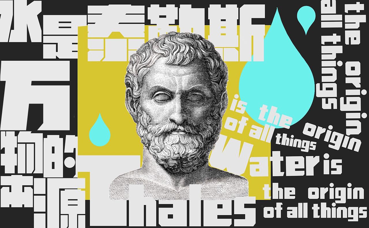 泰勒斯 水是万物的本源|平面|海报|Philoartly_原创作品-站酷ZCOOL