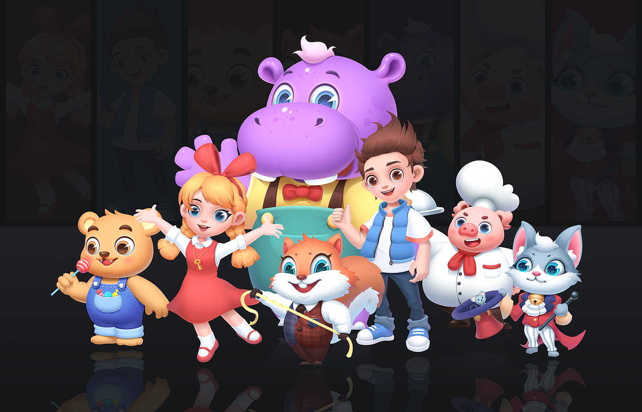 欧美卡通_席怪力-站酷ZCOOL