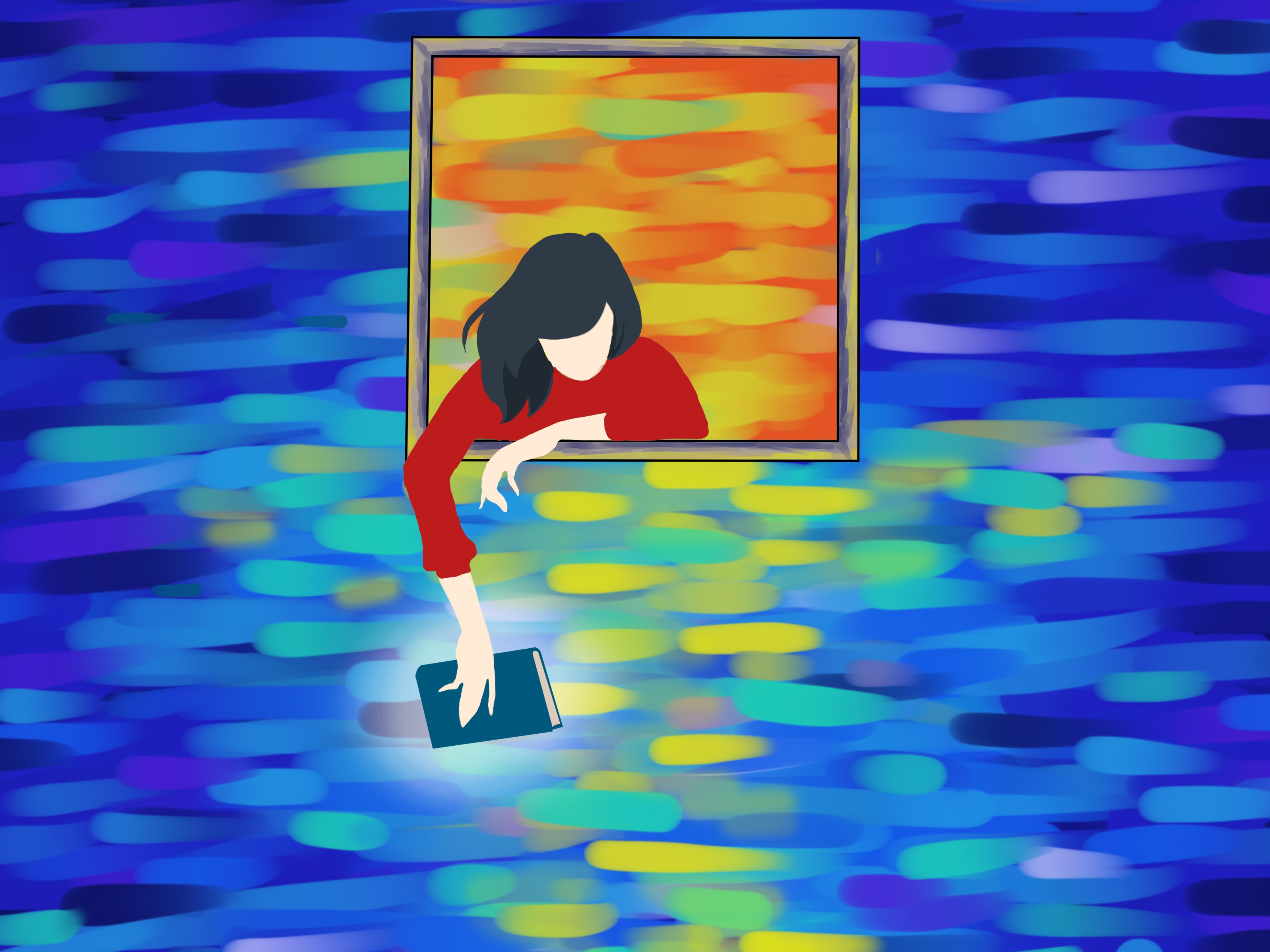 好奇是知识的萌芽——透明海洋系列海报_文景三撇-站酷ZCOOL