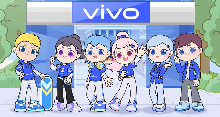 vivo导购IP表情包设计与动画制作_Kazaza-站酷ZCOOL