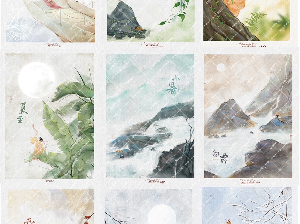 节气系列_xraycha-站酷ZCOOL