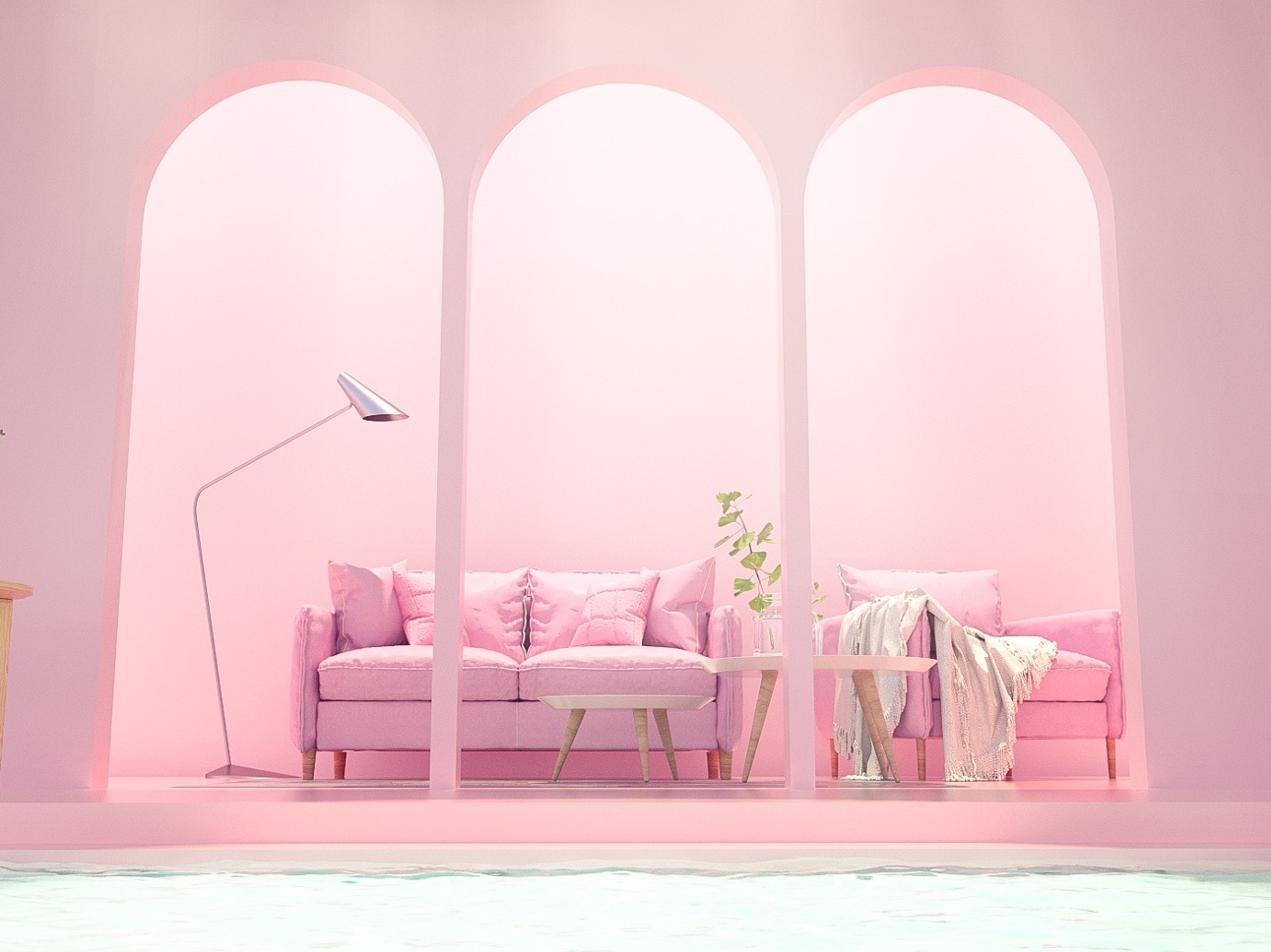 C4D 空间场景 87time_87time-站酷ZCOOL