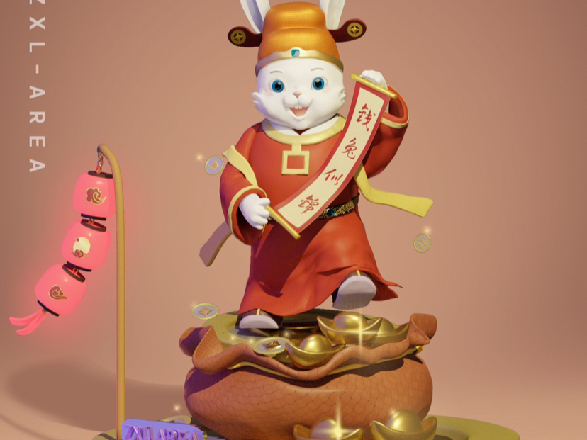 钱途兔～原创IP_XUN品牌设计-站酷ZCOOL