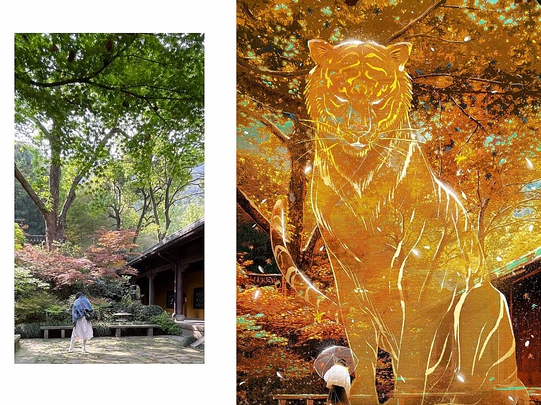 #我拍的VS我画的_方块阿兽-站酷ZCOOL