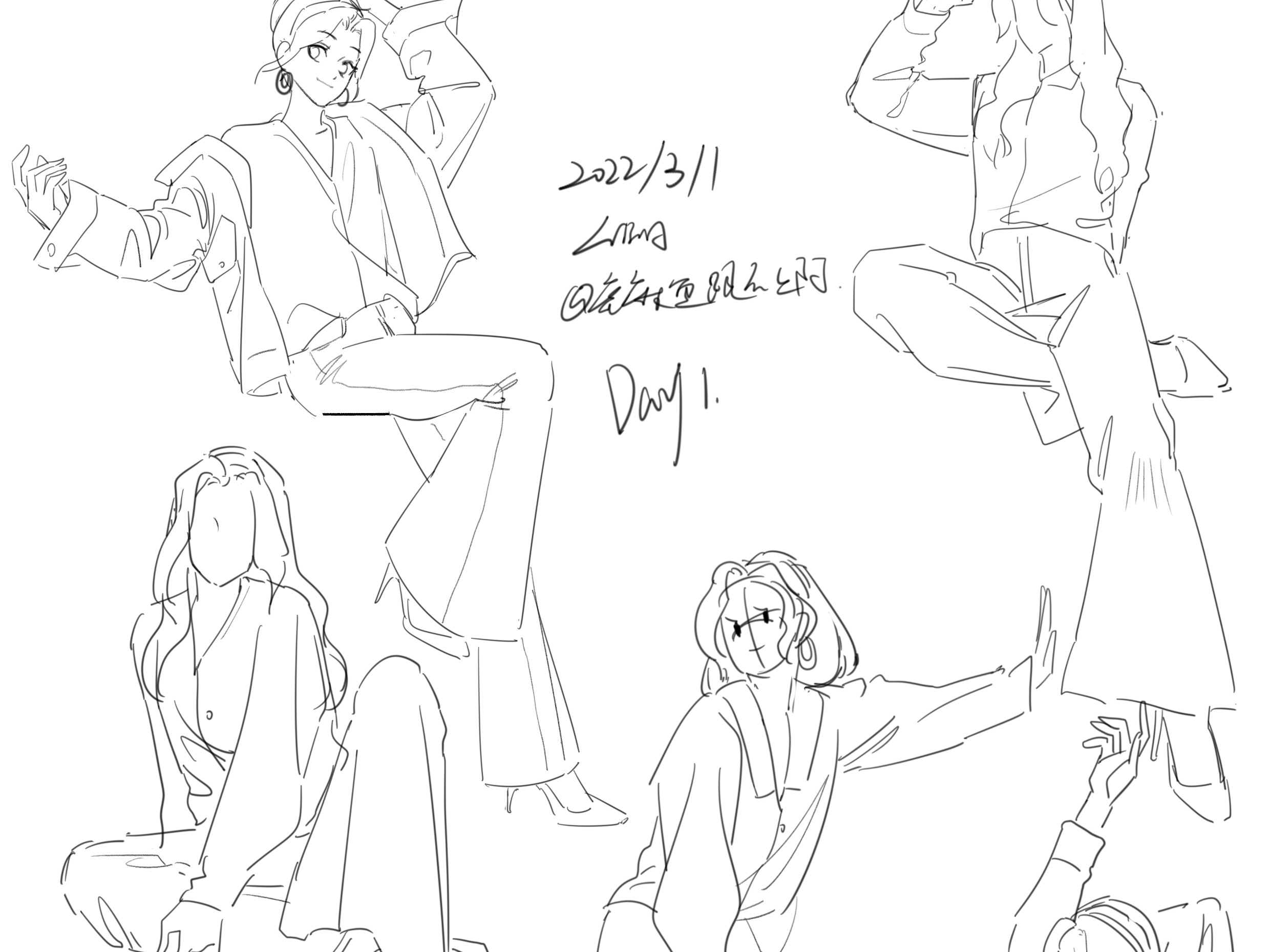 #速写60天挑战赛#DAY1 @速写班长_鹿麻-站酷ZCOOL