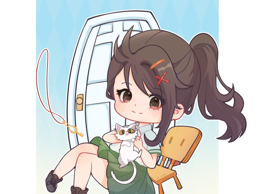 原创插画铃芽之旅_小米ml-站酷ZCOOL