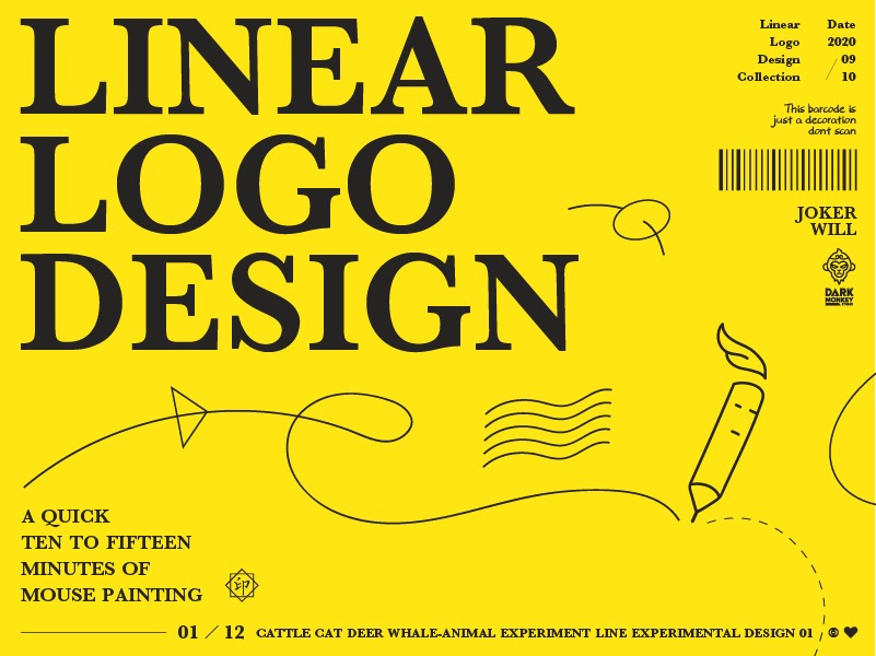 Linear Logo Design I 01_JokerWill-站酷ZCOOL