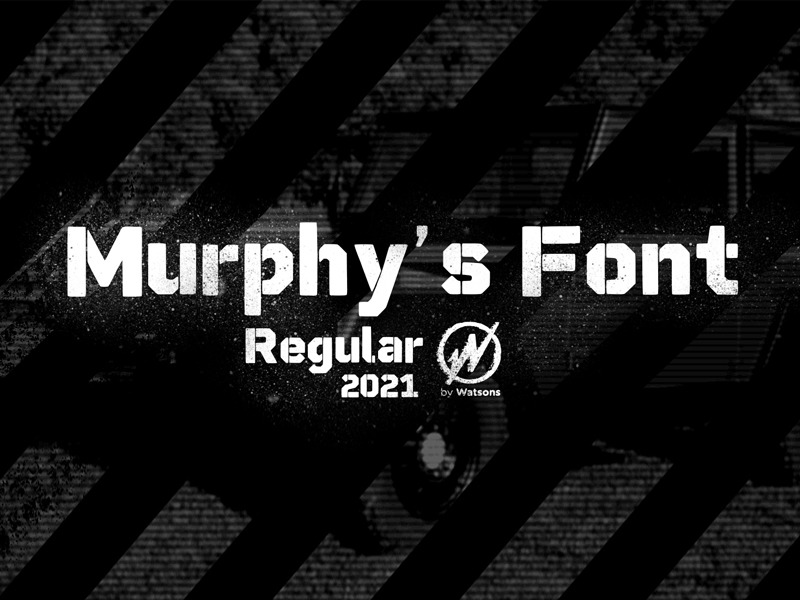 品牌字体—Murphy Font_屈臣氏Design-站酷ZCOOL