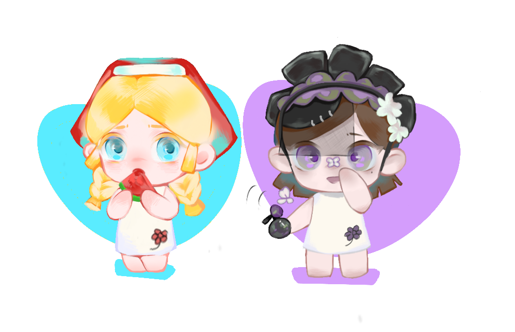 小Q人绘画_猛喃-站酷ZCOOL