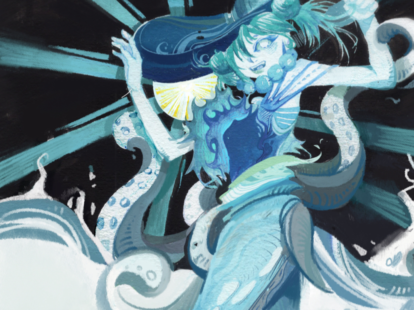 海怪之女_銀gin-站酷ZCOOL