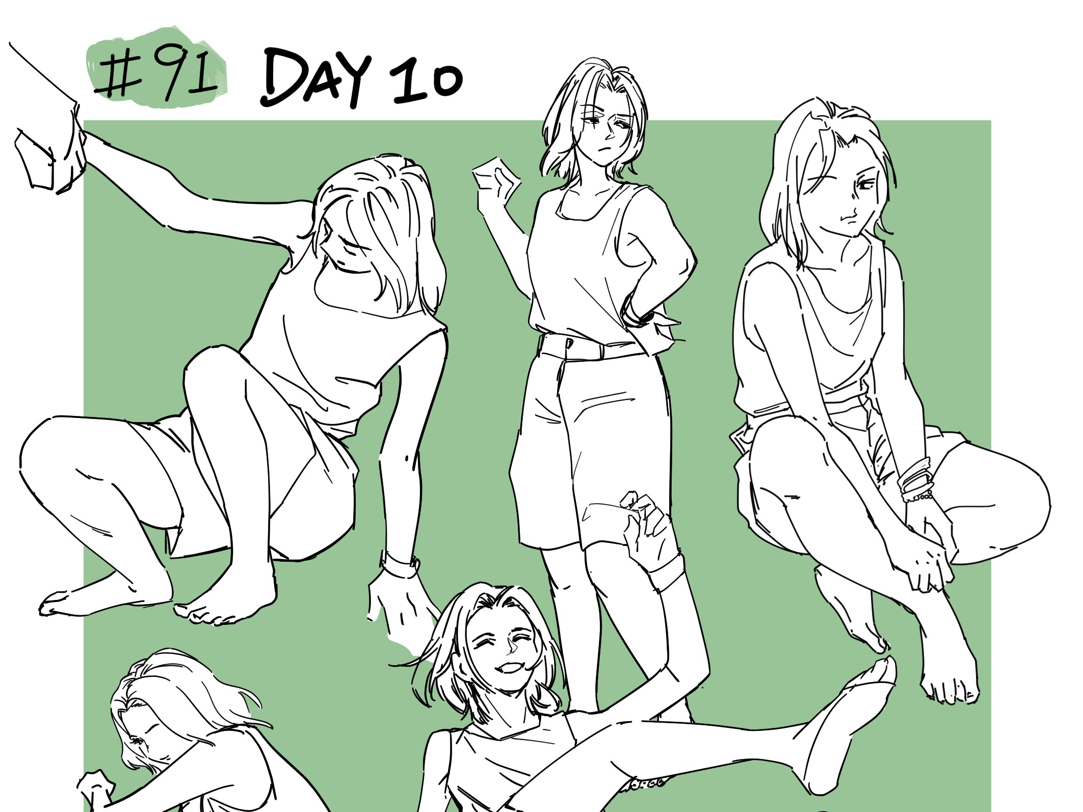 #速写60天挑战赛#Day10@速写班长 _遛狗用户-站酷ZCOOL