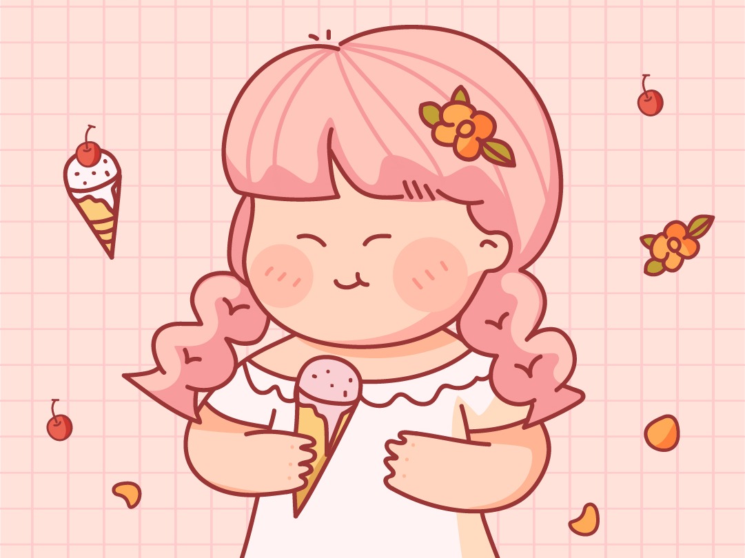 马尾女孩_wyt圈圈儿-站酷ZCOOL