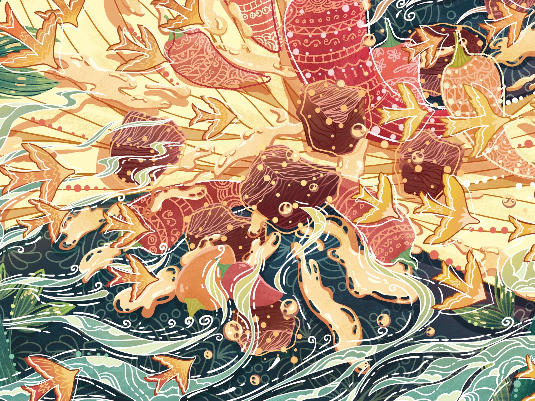 泡椒牛肉_GOKI琦-站酷ZCOOL