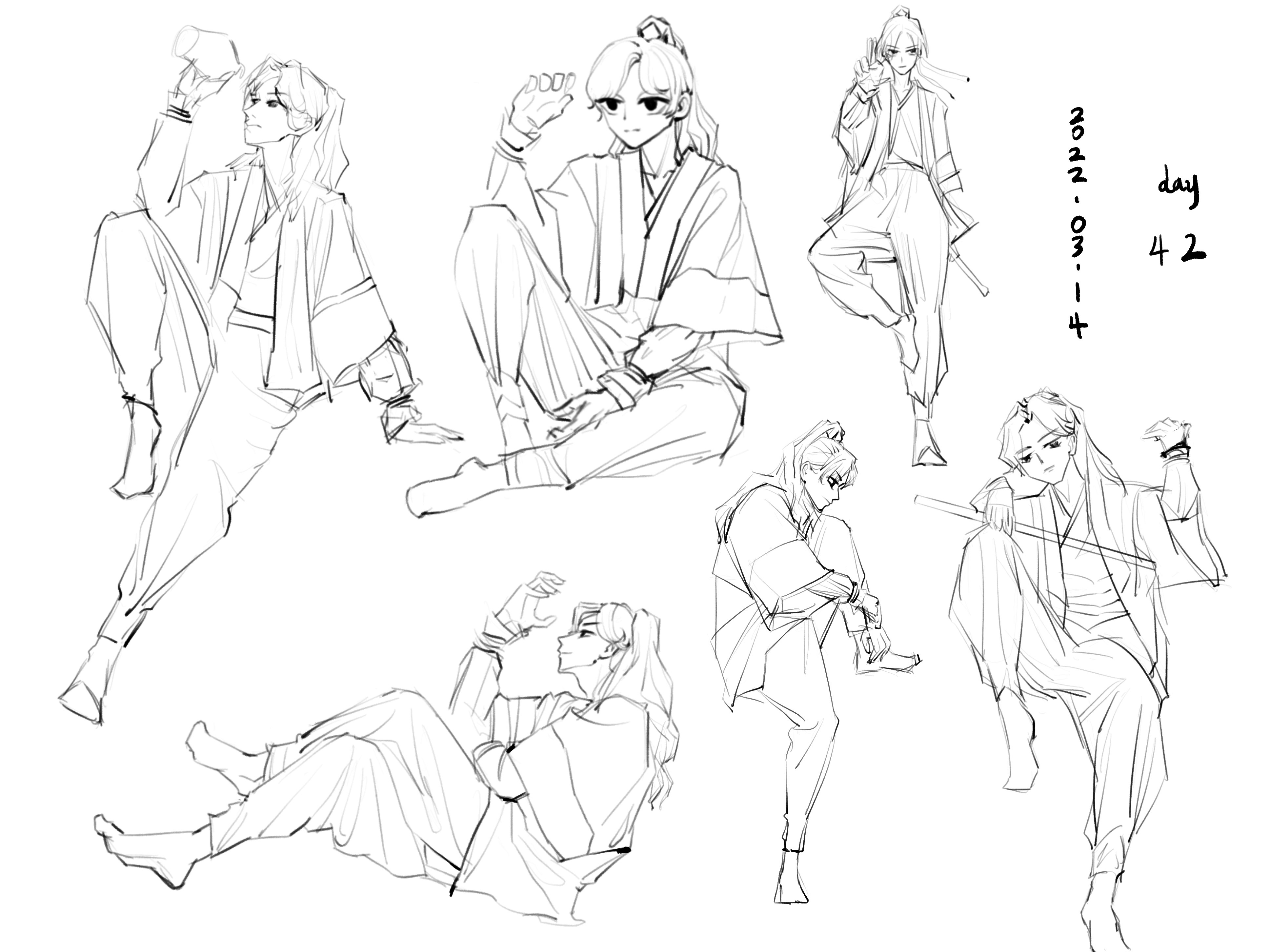 #速写60天挑战赛# day42@速写班长 _hh鱼九柒-站酷ZCOOL