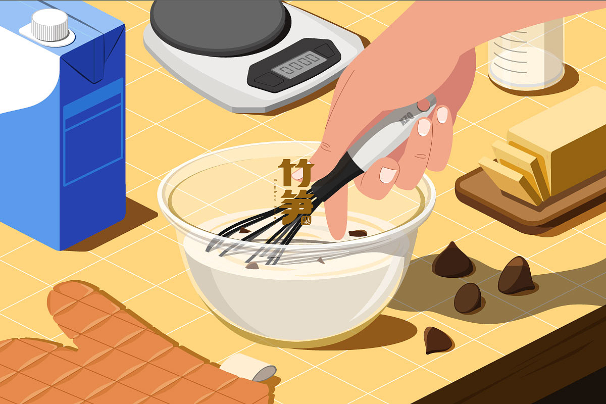 竹笋集74 2.5D插画设计 |UI|闪屏/壁纸|风尾竹_原创作品-站酷ZCOOL