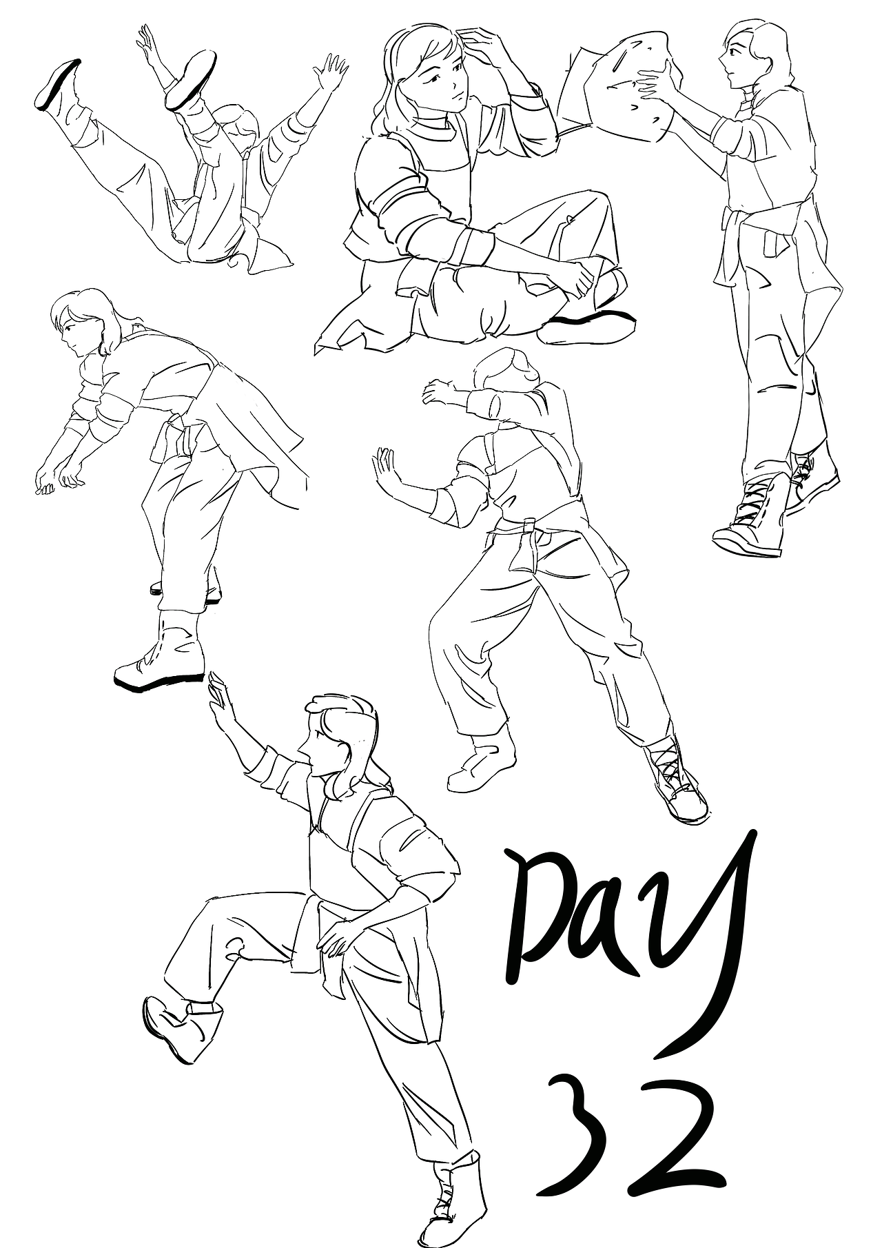 #速写60天挑战赛# day32@速写班长_帝懿歆-站酷ZCOOL