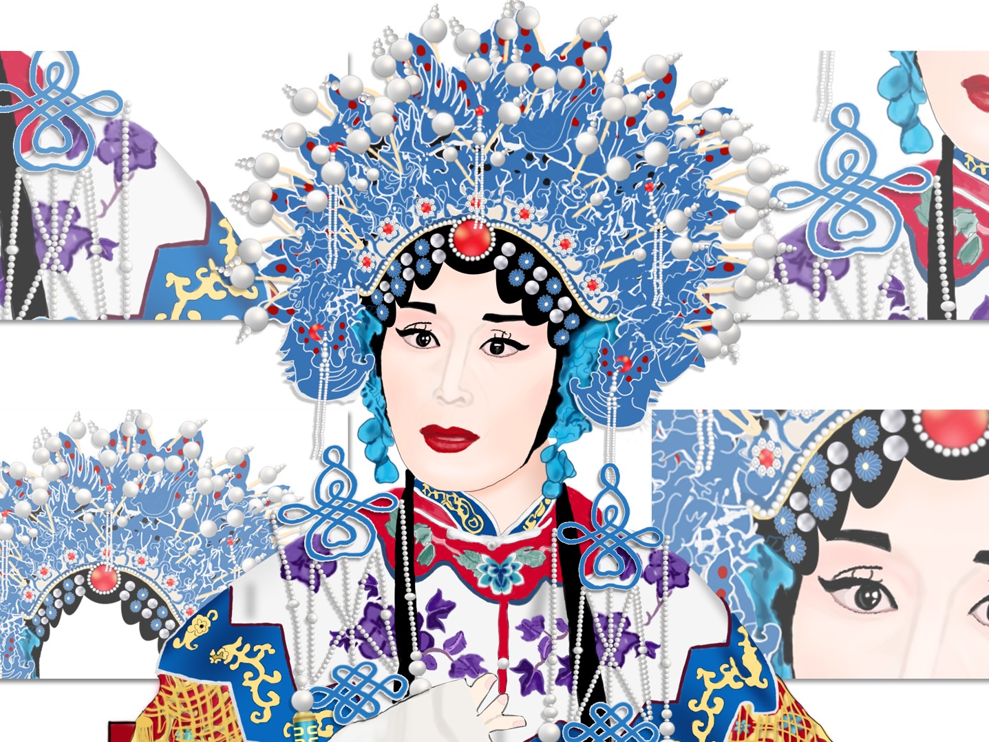 中华戏曲插画 黄梅戏《女驸马》josewang 站酷zcool