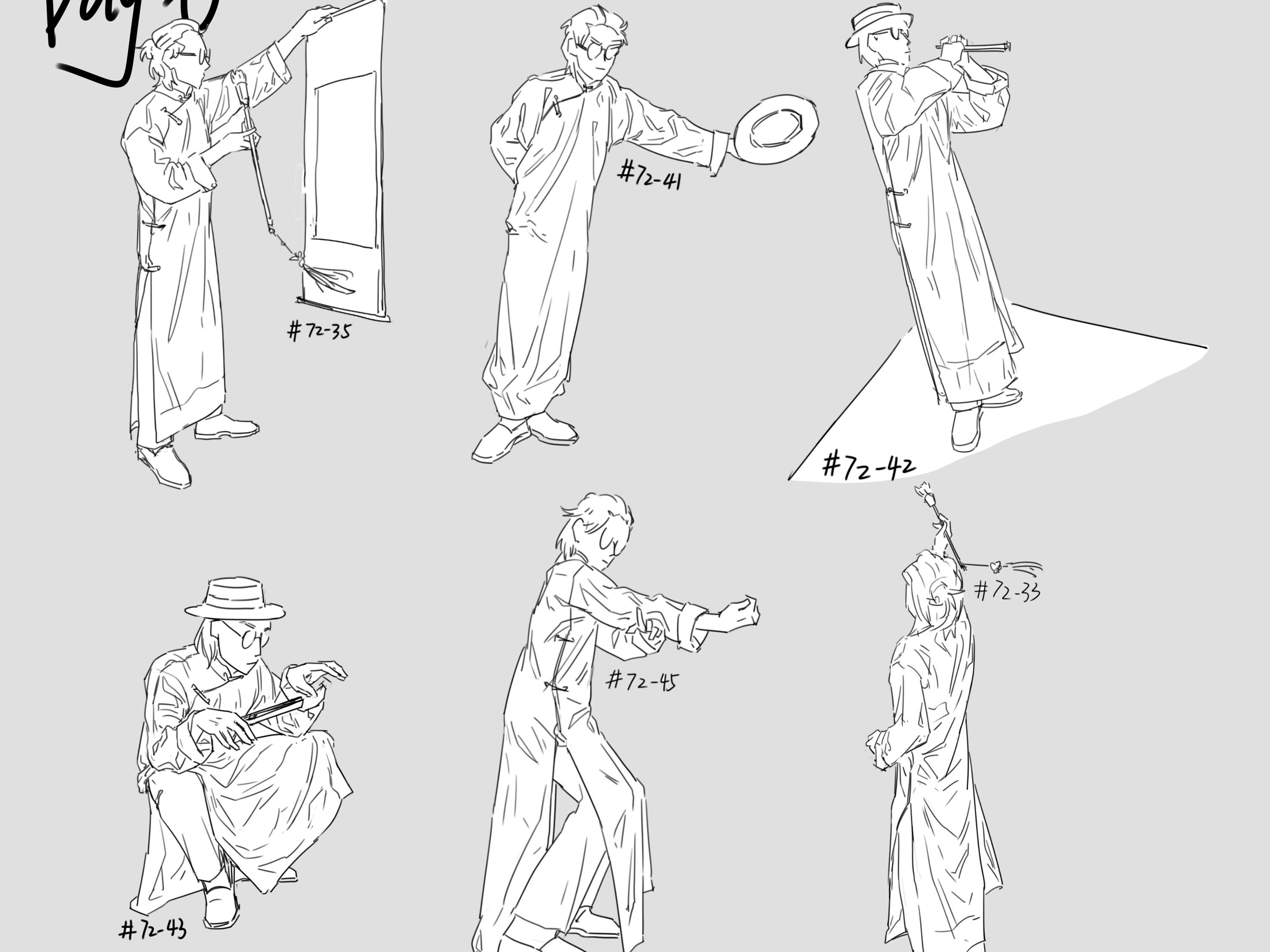 #速写60天挑战赛# @速写班长 DAY6_一语四字-站酷ZCOOL