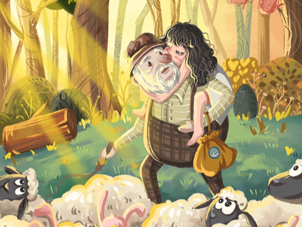 海蒂和爷爷_foxliy-站酷ZCOOL