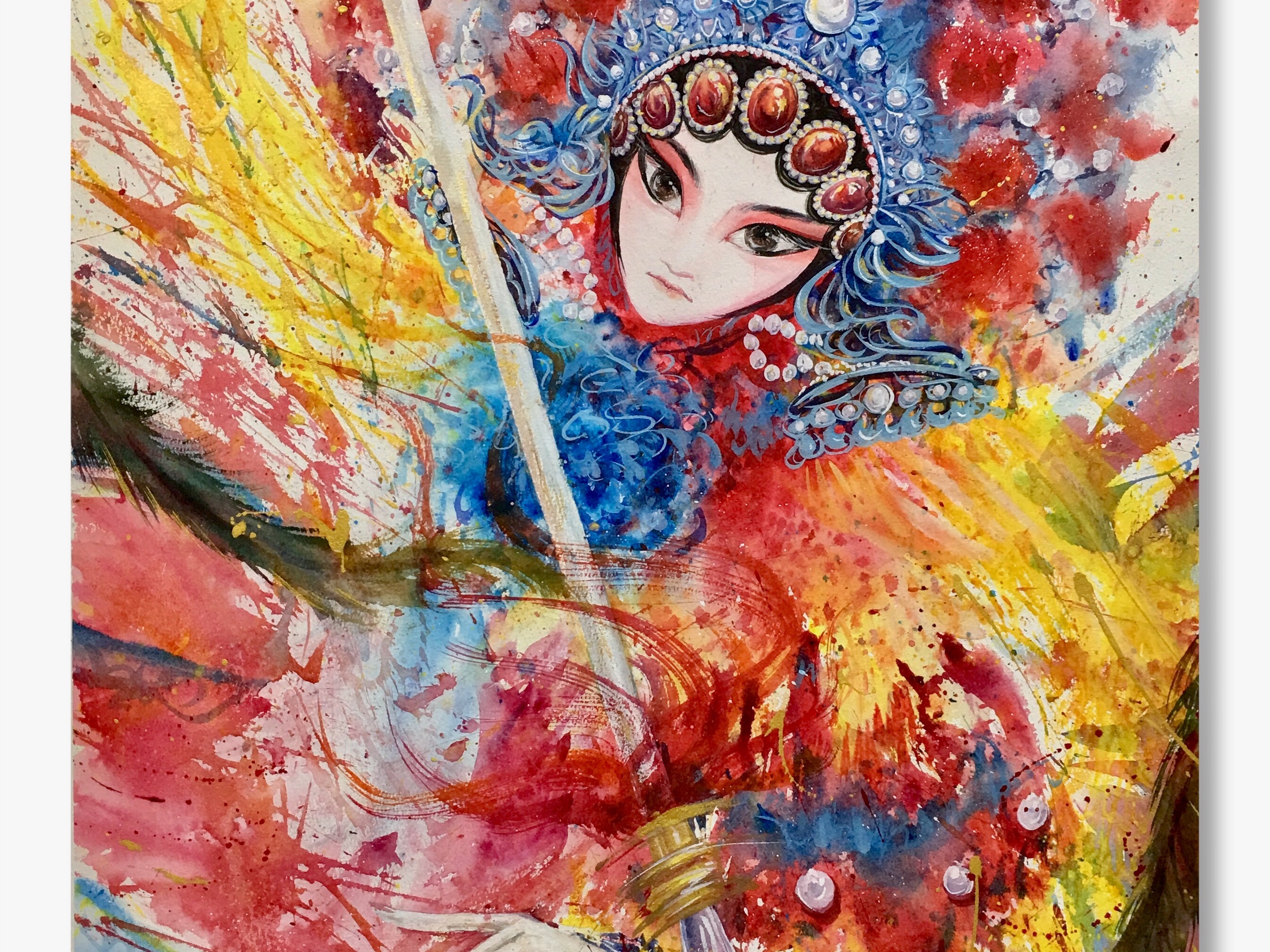 国粹——刀马旦_啊什拉-站酷ZCOOL