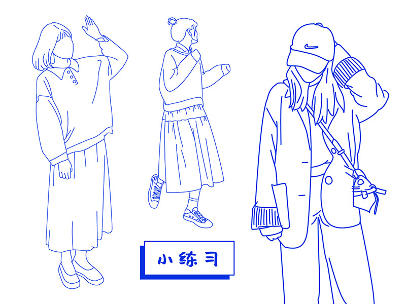 线条插画_创意设计作品图片素材-站酷ZCOOL