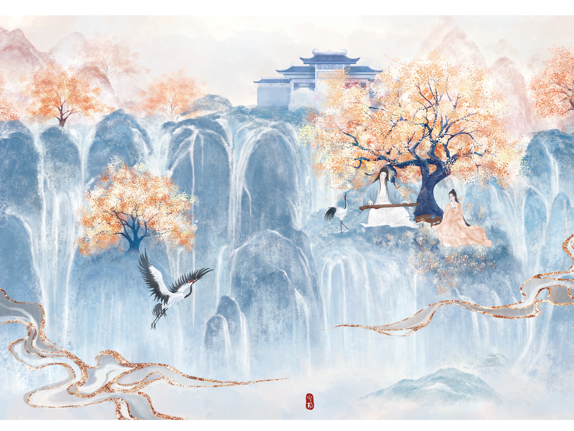 山水诗情_寂阳JIYANG-站酷ZCOOL