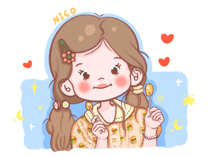 涂鸦小头像D3_画画的Nico-站酷ZCOOL