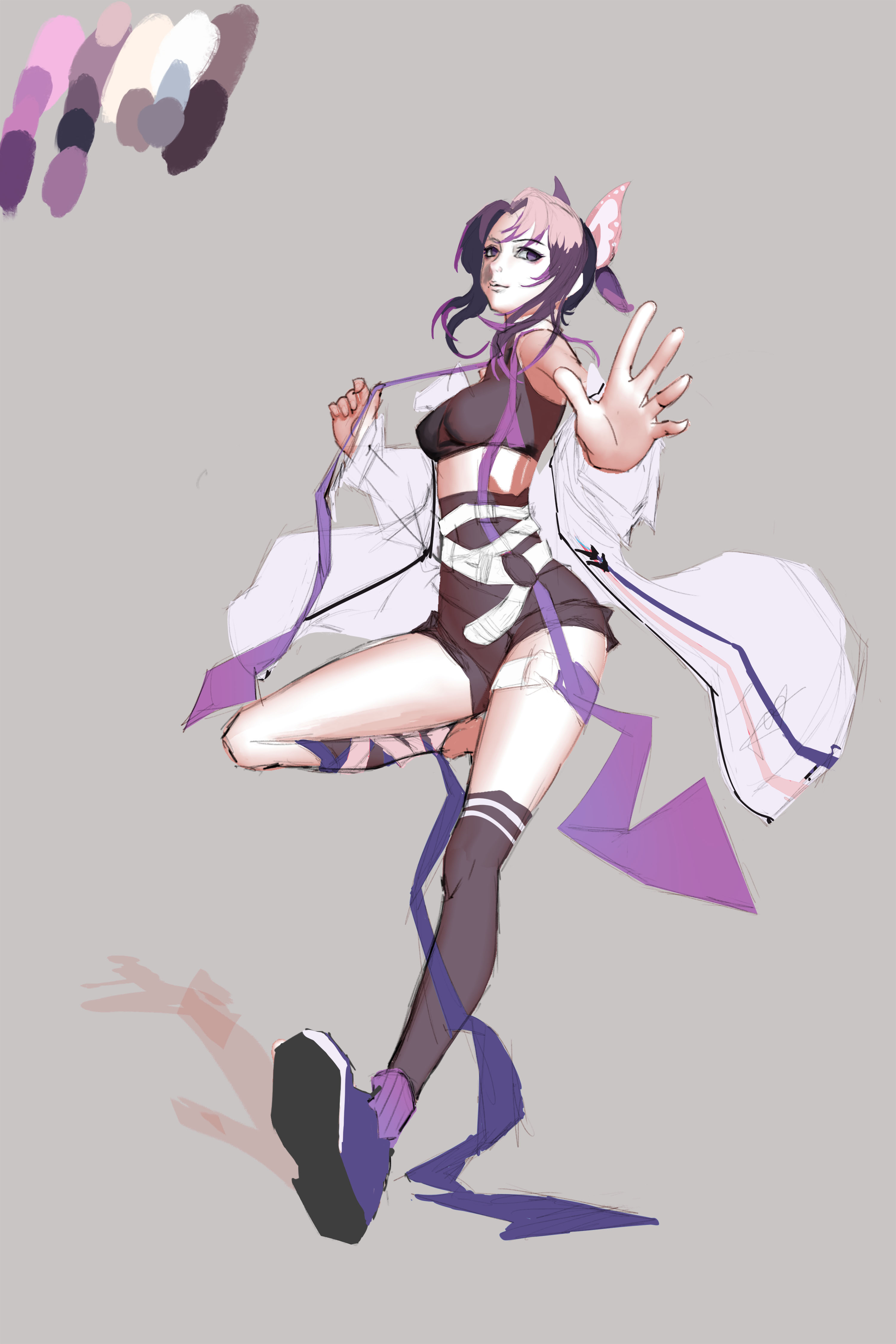 玲珑女高_兔二一Tooz-站酷ZCOOL