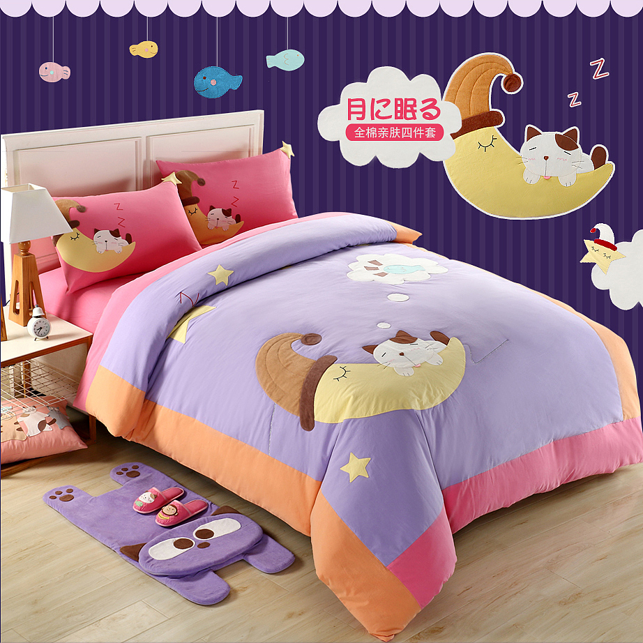 卡拉猫床品详情页海报图（多图）_nanako-站酷ZCOOL